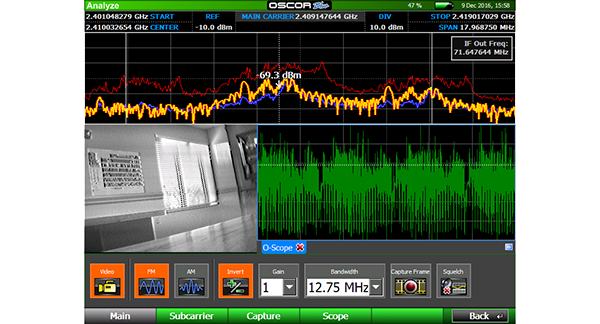 Rilevatore di microspie professionale ultima generazione a Milano